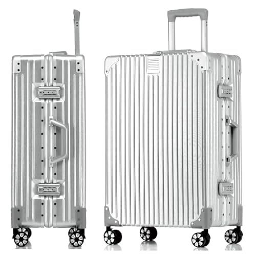Aluminium Frame Suitcase XXL (77 cm) - Robust 100% PC Hard Shell ...