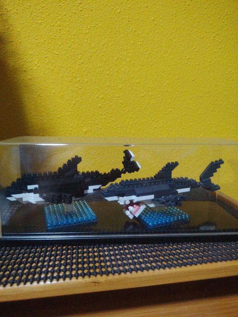 Lego Orca Whale Set in Display Case, Hobbies & Toys, Toys & Games on ...