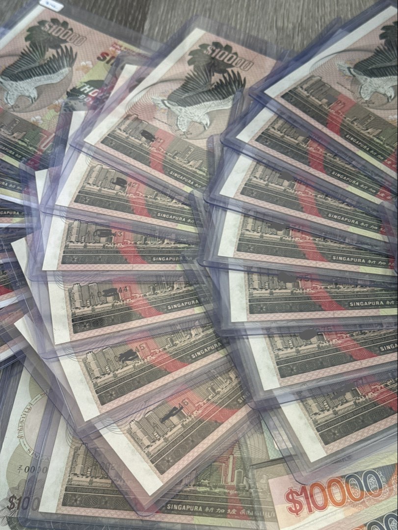Most Popular / Tradable - Issued since 1967, Singapore $10000 ($10K ...