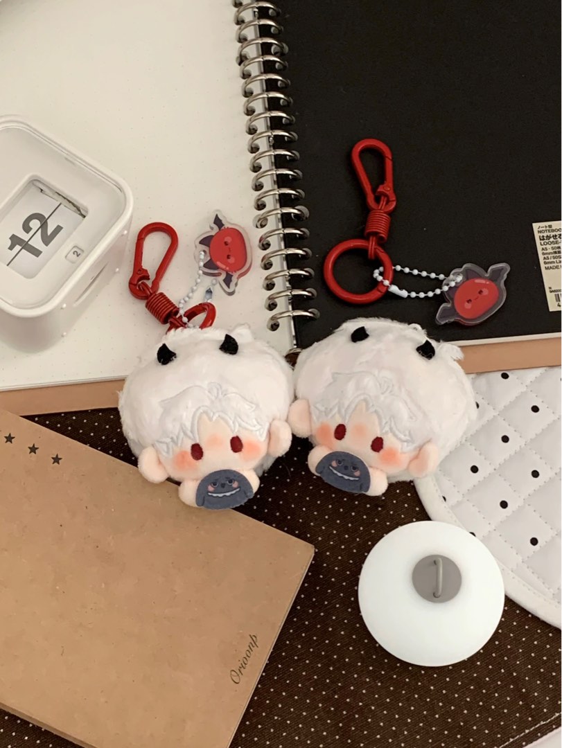 ON HAND 5cm Sylus plush keychain head doll new lads love and deepspace ...