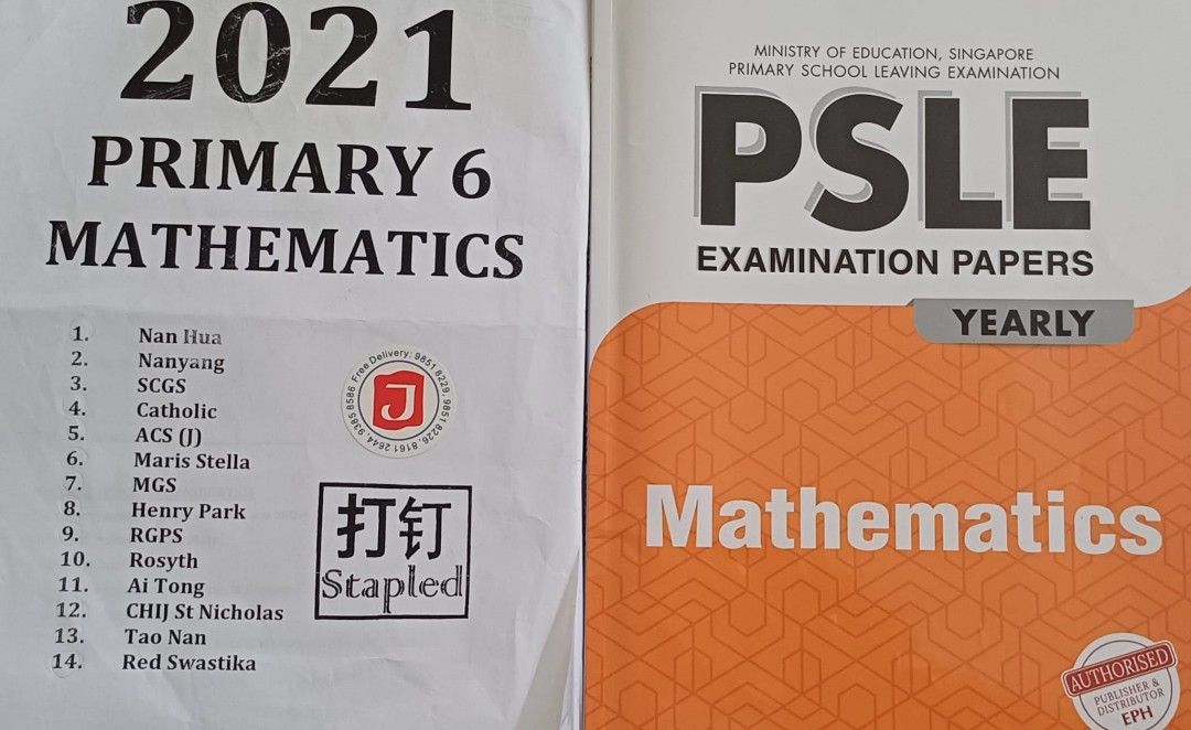 PSLE Examination Papers 2018-2020Maths ,Science, Hobbies & Lifestyle ...