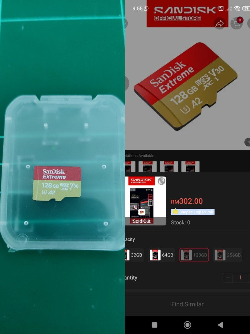 SanDisk Extreme 128GB MicroSD Card, Mobile Phones & Gadgets, Mobile ...