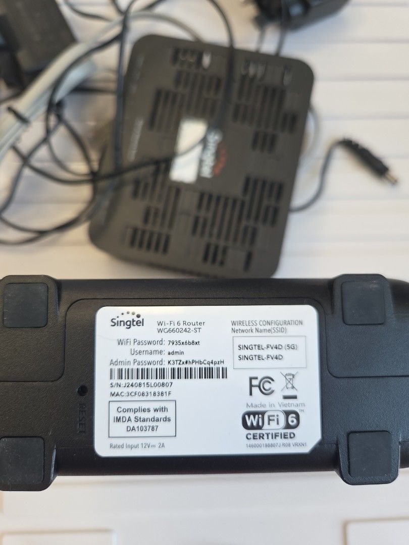 Singtel WiFi 6 Router, Computers & Tech, Parts & Accessories ...