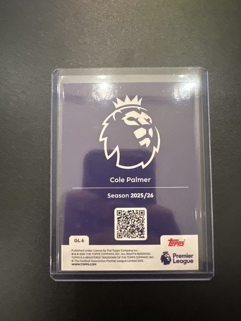 Topps Premier League Gold Lion Cole Palmer Card, Hobbies & Toys ...