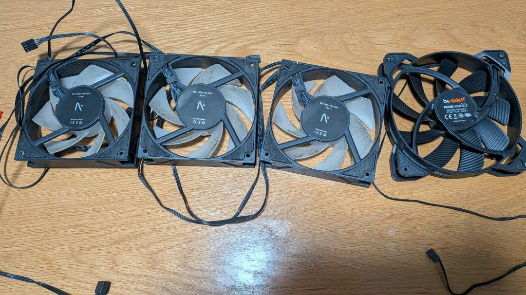 bequiet and Aftershock PC Case Fans and cables (old), Computers & Tech ...