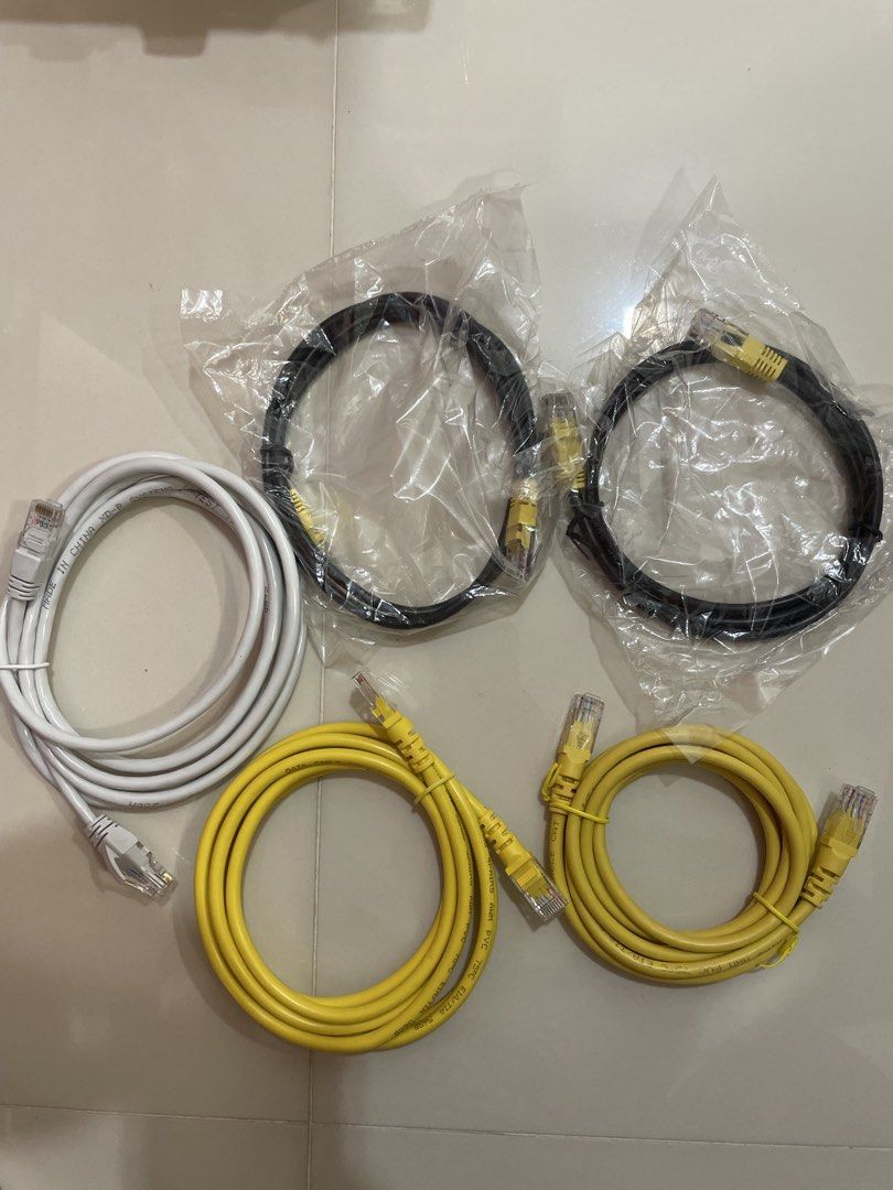 CAT6/6A Ethernet Cables, Computers & Tech, Parts & Accessories, Cables ...