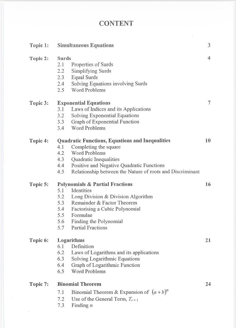 [COMPLETE NOTES, NEW SYLLABUS] Upper Secondary 3/4 GCE O Level/Ordinary ...