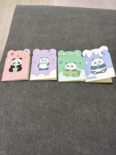 Cute Panda Design Notebooks(16pages), Hobbies & Toys, Stationery ...