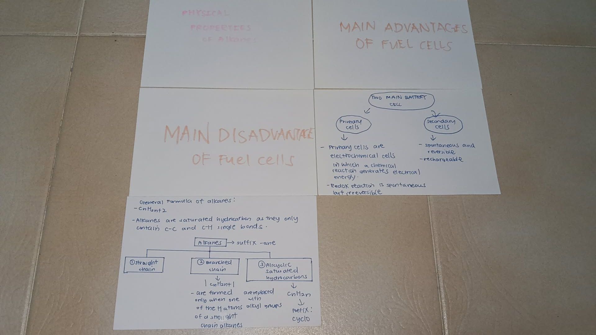J1 H2 Chemistry flashcard notes ( A levels), Hobbies & Toys, Books ...