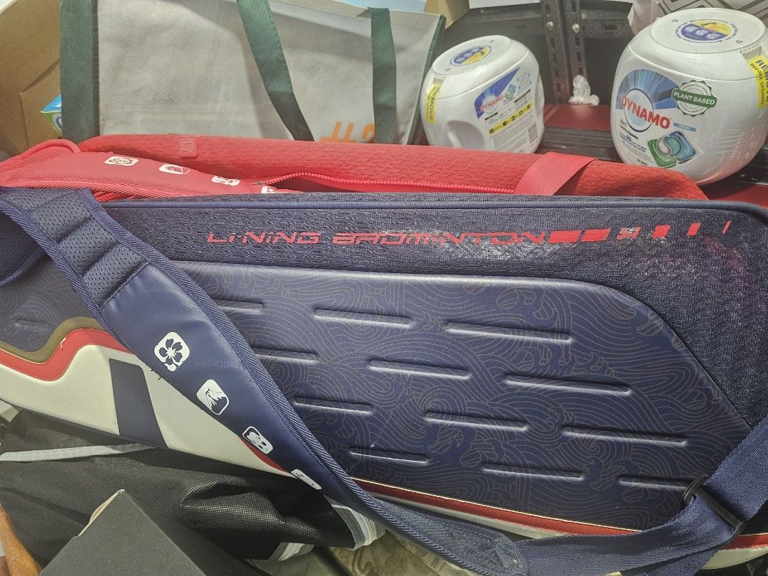 Li-Ning Badminton Racket Bag, Sports Equipment, Sports & Games, Racket ...