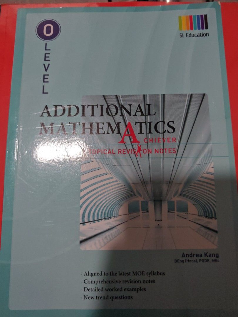 O Level Additional Mathematics Tropical Revision Notes, Hobbies & Toys ...
