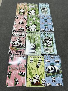 Cute Panda Design Notebooks(16pages), Hobbies & Toys, Stationery ...