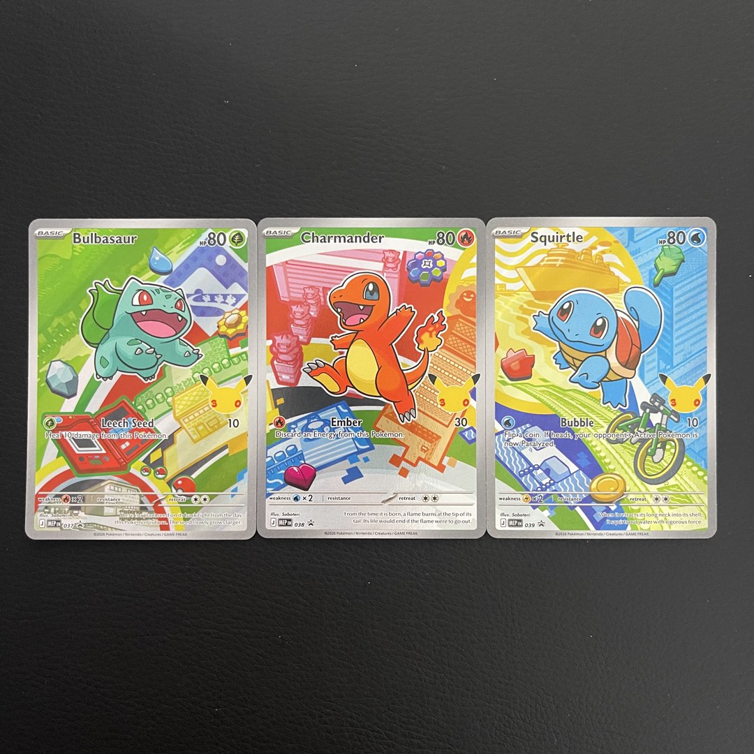 Pokemon TCG First Partner Illustration Collection Series 1 Kanto Region ...
