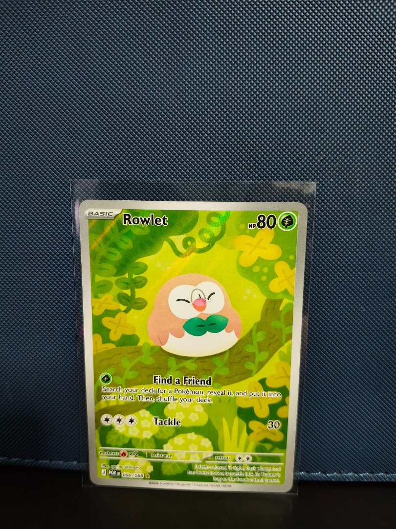 Pokemon TCG Perfect Order Rowlet IR, Hobbies & Toys, Toys & Games on ...