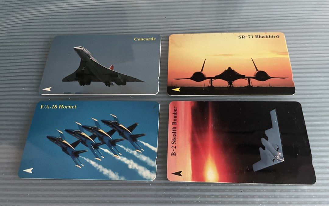 Vintage SingTel Phone Cards famous aircraft., Hobbies & Toys ...