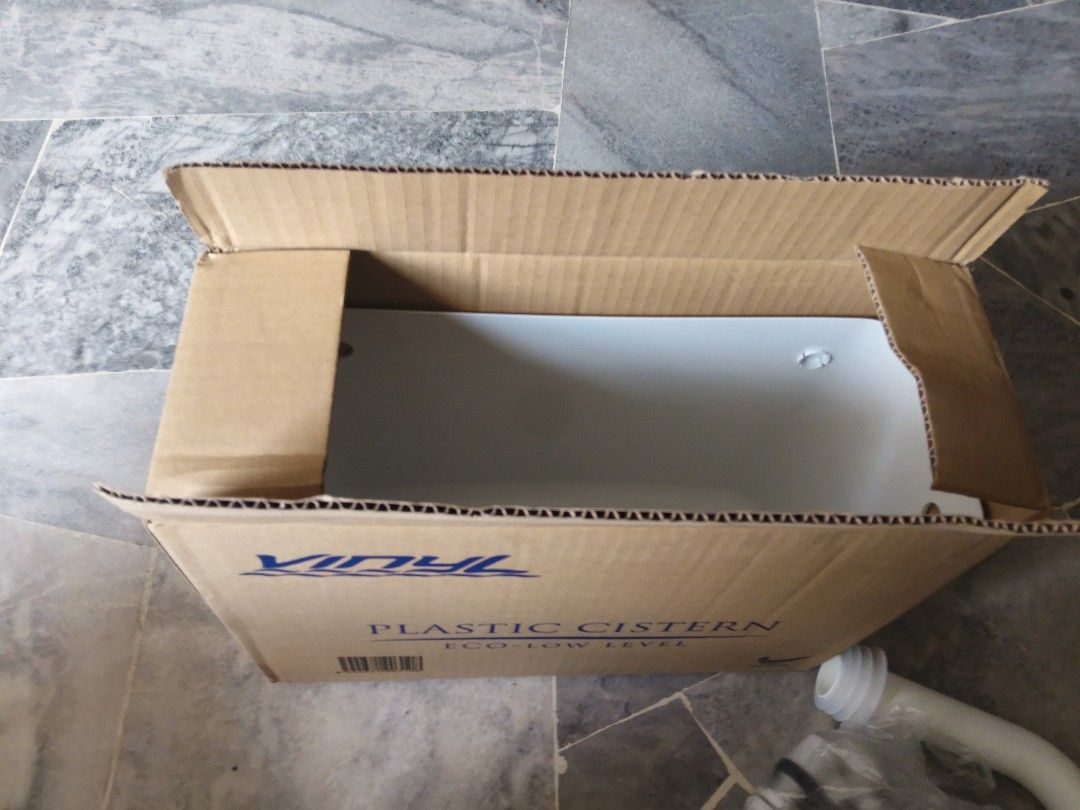 Vinyl Plastic Cistern Eco-Low Level TPE-1031, Furniture & Home Living ...