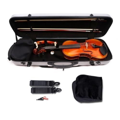 4/4 Full Size Violin Case Carbon Fiber Rectangular Code Lock Violin Box ...