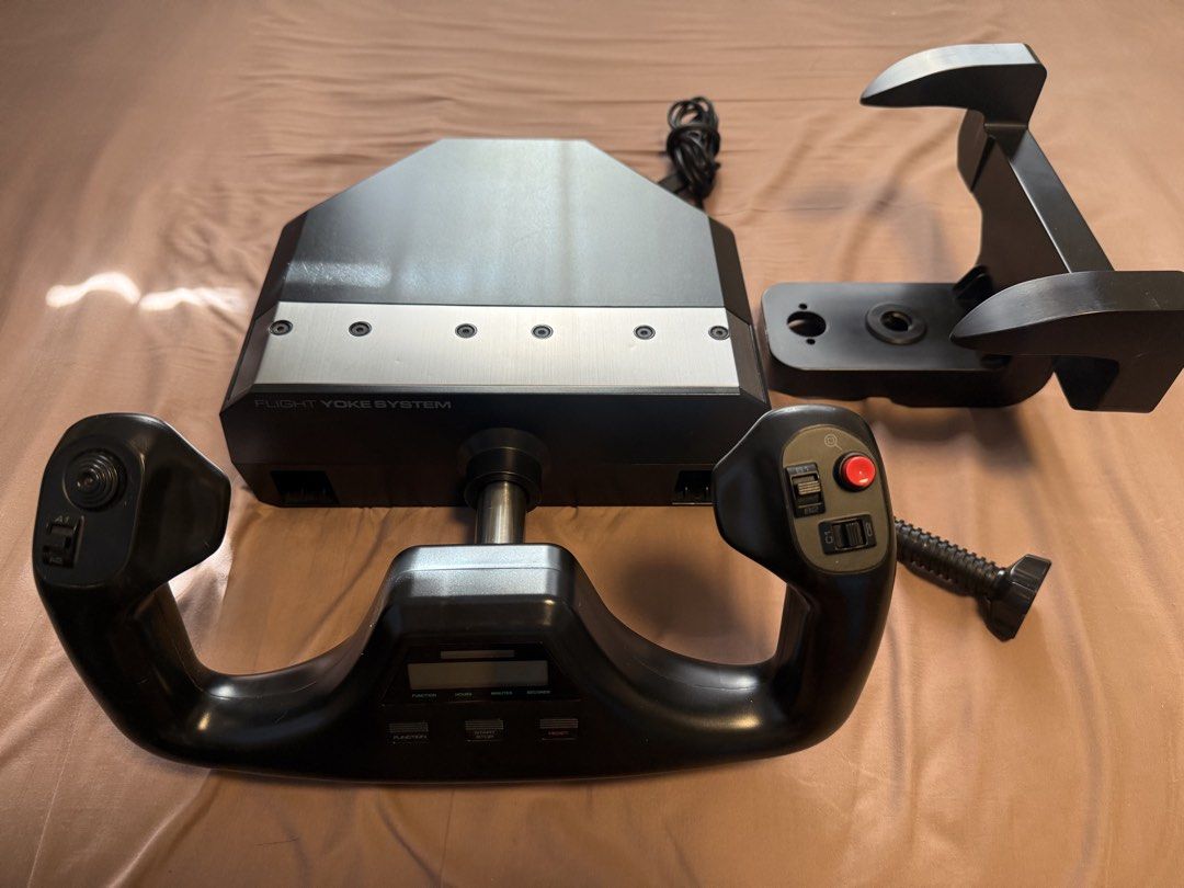 Logitech Saitek Flight Simulator (full set), Video Gaming, Video Game ...