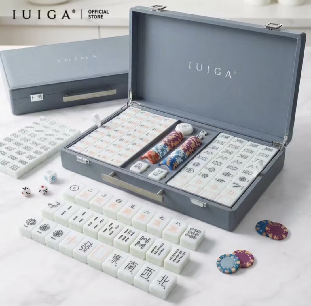Luxury Mahjong Set | Premium Mahjong Tiles & Table Set | High-End ...