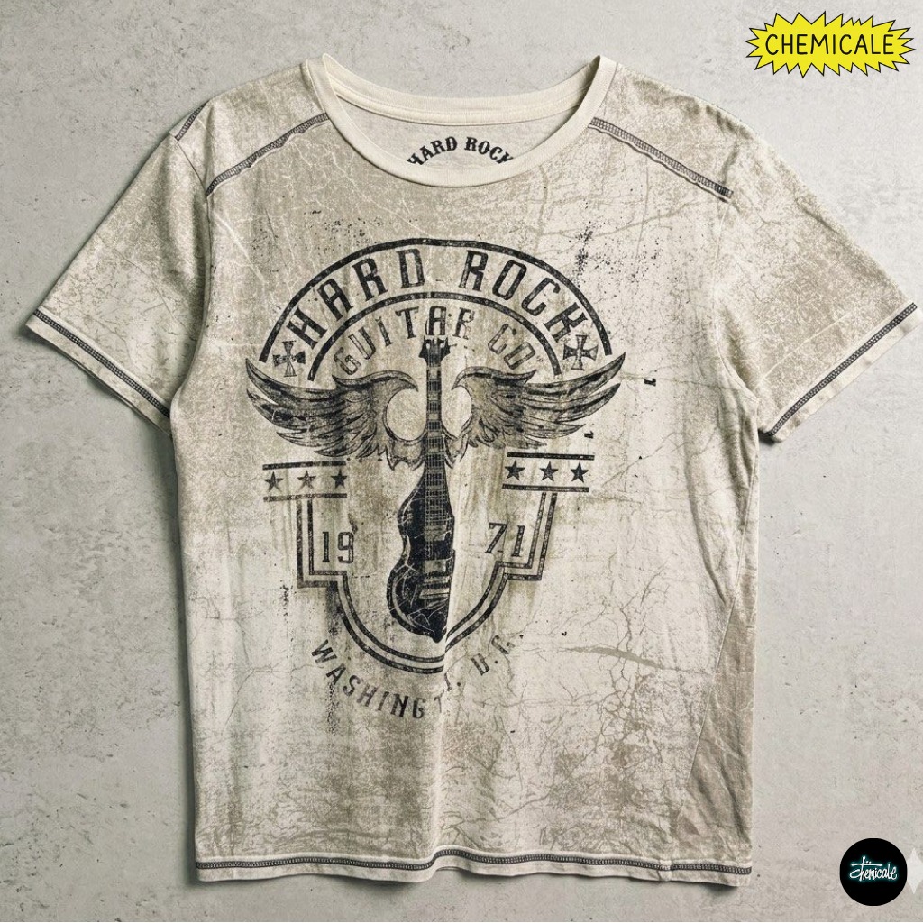 T-Shirt Hard Rock Original Vintage, Fesyen Wanita, Pakaian Wanita ...