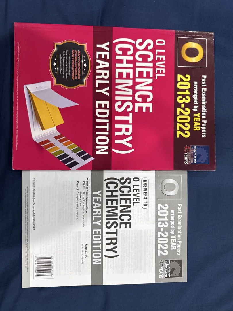 O Level Science (Chemistry), Hobbies & Toys, Books & Magazines ...