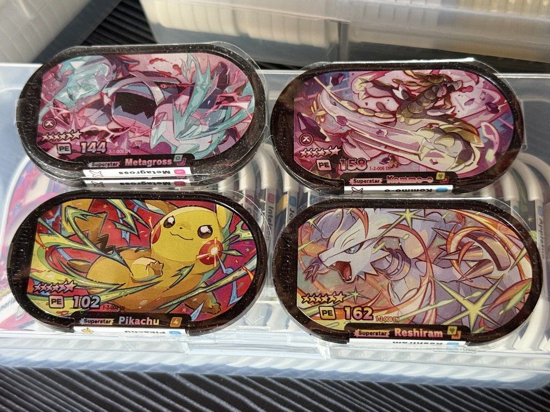 Pokémon Mezastar Tags (Versions 1 and 2), Hobbies & Toys, Toys & Games ...