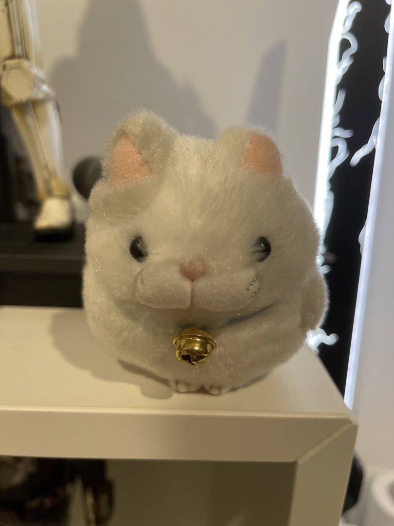 WTB/LF Amuse Hige manjyu bell cat plush, Hobbies & Toys, Toys & Games ...