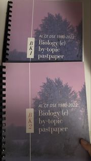 2026 Bio by topic pastpaper 1980-2025 AL CE DSE #biology #pastpaper # ...