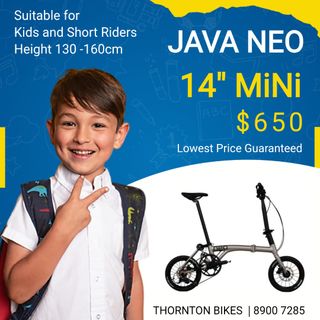 20" Carbon Java Neo J-Air Foldable Bicycle, Sports Equipment, Bicycles ...
