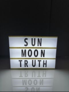 White LED Light-Up Letters - '1' and '2', Furniture & Home Living ...