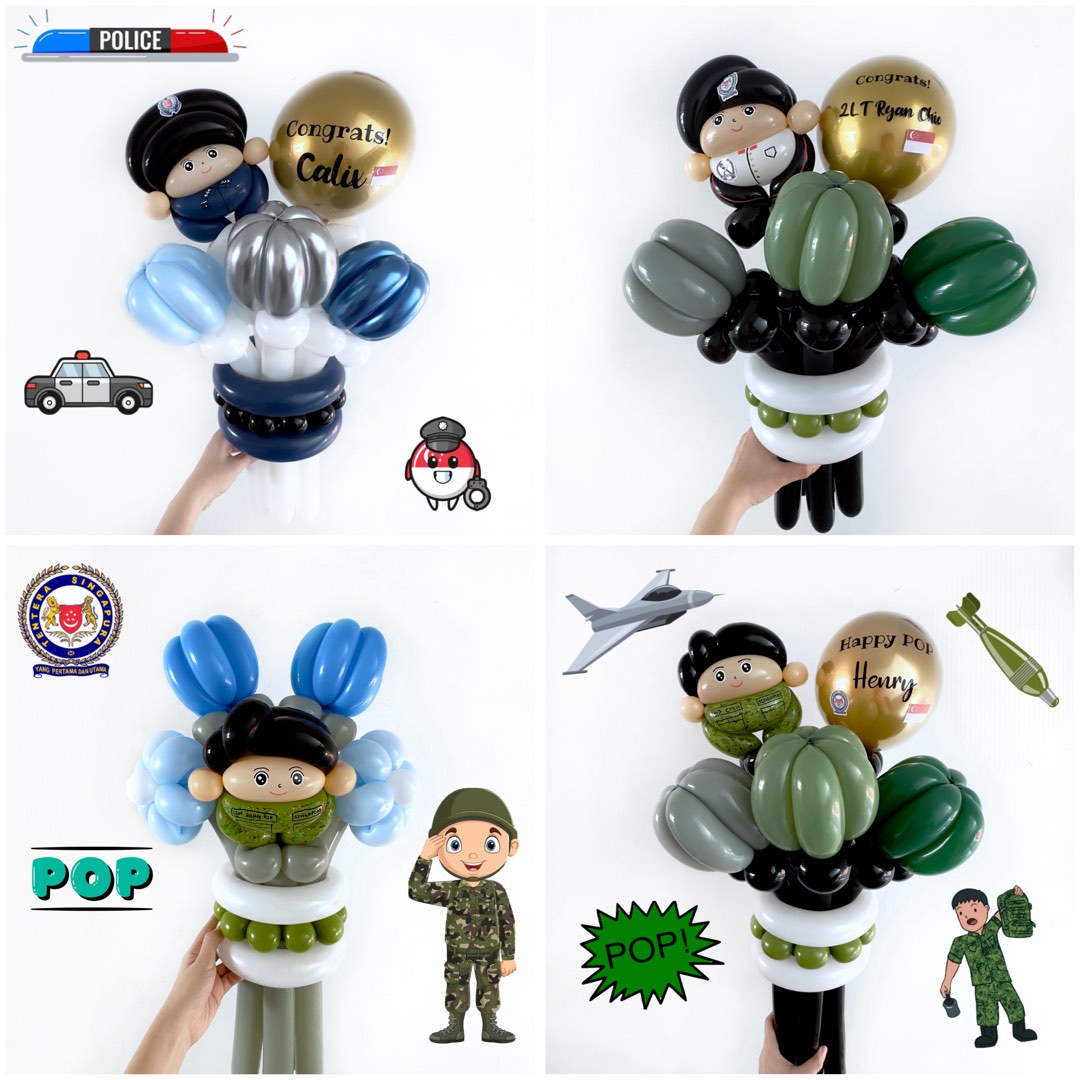 (Read description) hand sculpted customized SAF POP police army doll ...