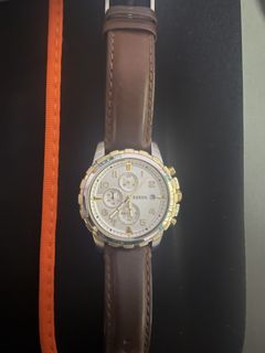 Fossil Chronograph Watch with Blue Dial, Men's Fashion, Watches ...