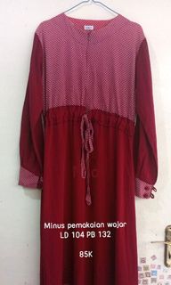 Gamis marun Dijual | Beli 100+ Gamis marun online | Carousell Indonesia