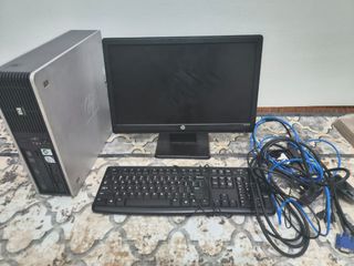 HP Desktop Computer Set with Monitor, Computers & Tech, Desktops on ...