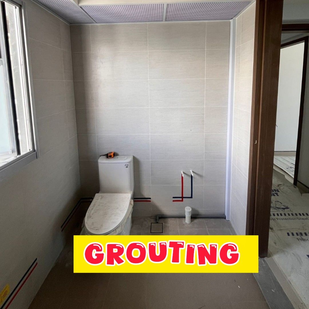 Affordable grouting service/toilet floor/toilet wall grouting/kitchen ...