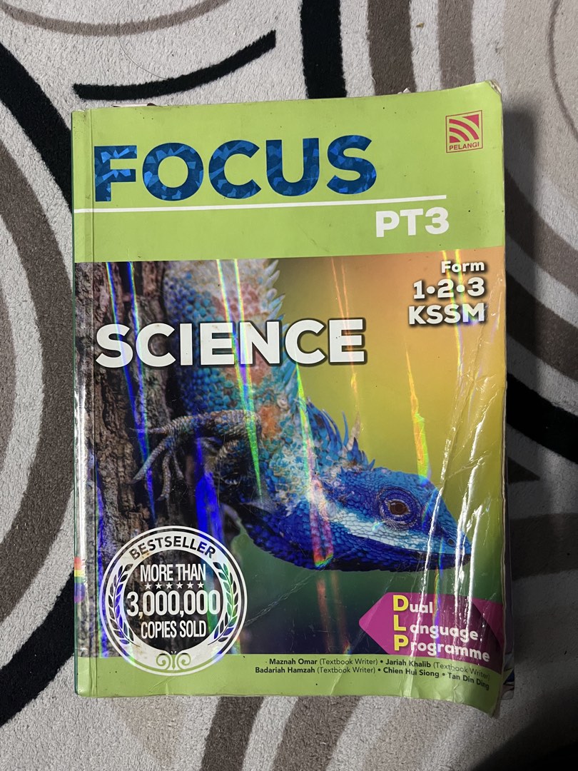 Focus PT3 Science Textbook Form 1-2-3 KSSM, Hobbies & Toys, Books ...