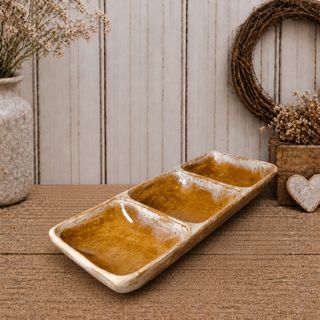 JAPAN SURPLUS Divided Serving Dish/Snack Plate, Furniture & Home Living ...
