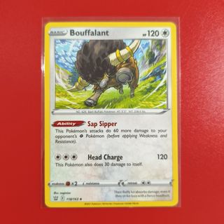 Pokemon Card Natu and Bouffalant, Hobbies & Toys, Toys & Games on Carousell