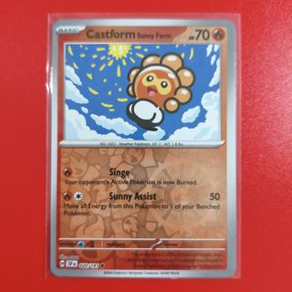 Castform Sunny Form 195/191 Pokemon Card, Hobbies & Toys, Toys & Games ...