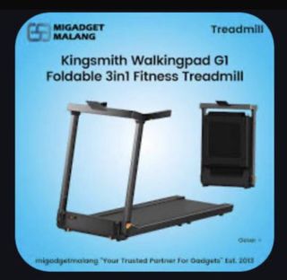 Inclinable & Foldable Treadmill., Sports Equipment, Exercise & Fitness ...