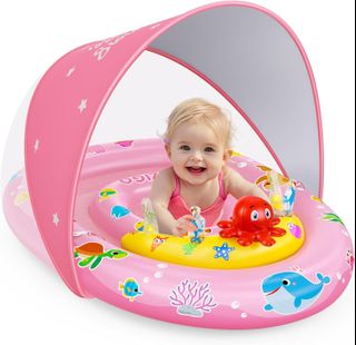 Baby Float Beige Dinosaur Pool, Hobbies & Toys, Toys & Games on Carousell