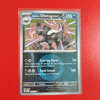 Galarian Obstagoon - 245/217 - Pokemon Card, Hobbies & Toys, Toys ...