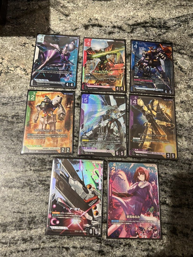 GD02 Gundam tcg cards, Hobbies & Toys, Toys & Games on Carousell