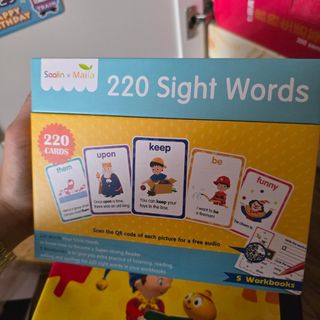 220 Sight Words Flash Cards, Hobbies & Toys, Books & Magazines ...