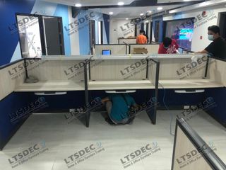 Office Cubicle Workstation with Dividers Office Partition Office ...