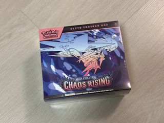 ME04 Pokemon TCG Chaos Rising Elite Trainer Box ETB PKC, 興趣及遊戲, 玩具 & 遊戲 ...