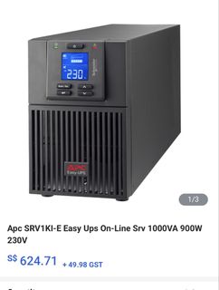 APC Back-UPS Pro 1500, Computers & Tech, Parts & Accessories, Other ...
