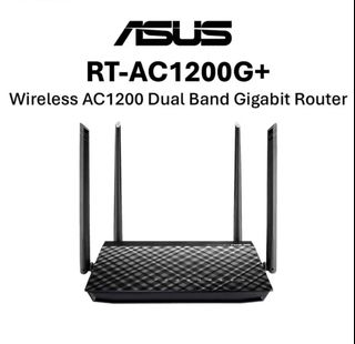 ASUS RT-AC1200G+ Wireless AC1200 Dual Band Gigabit Router, Computers ...