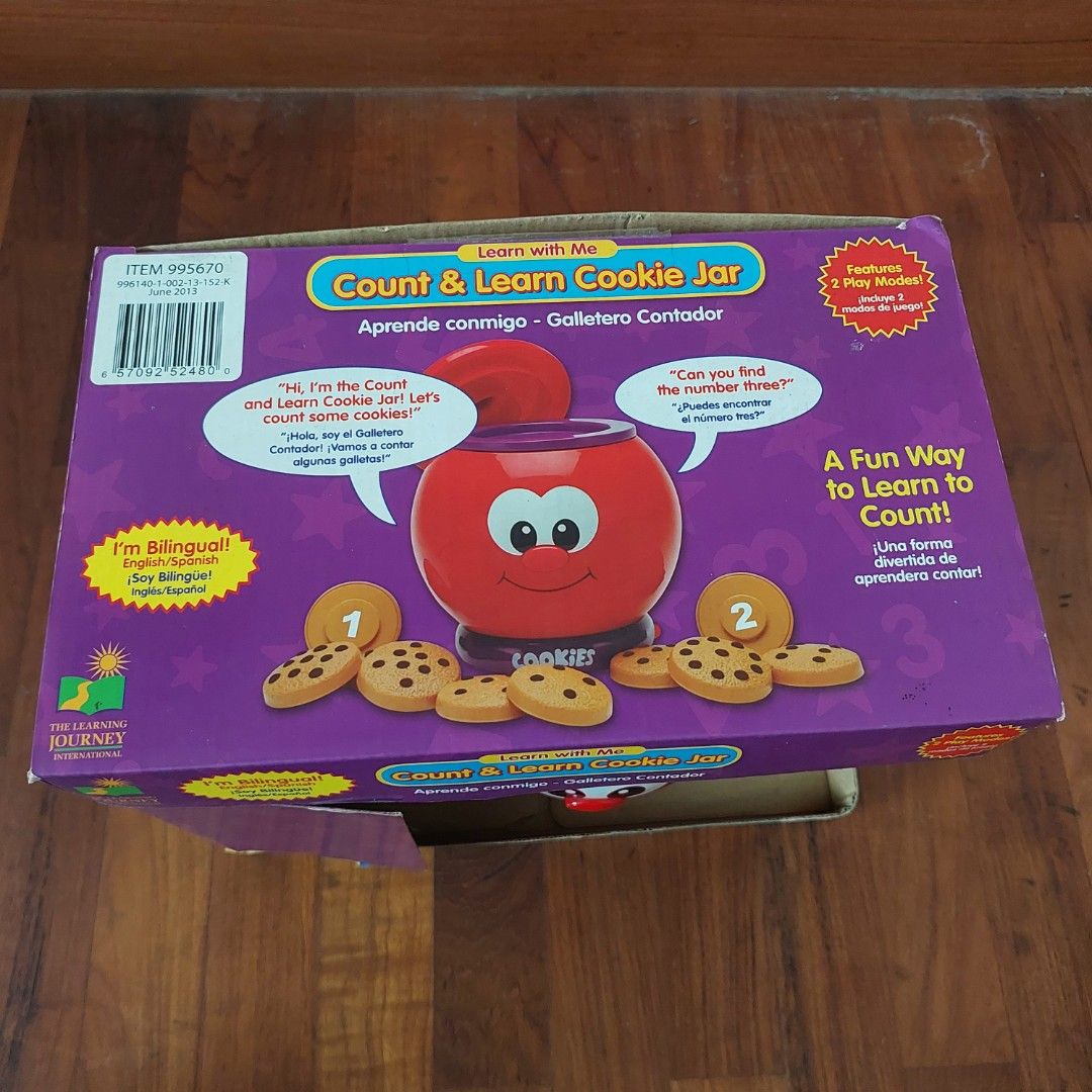 Count and Learn Talking cookie jar, Hobbies & Toys, Toys & Games on ...