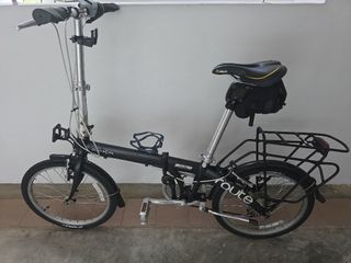 Fnhon Gust 16" Black Gold Foldie Folding Bike not dahon tern java ...